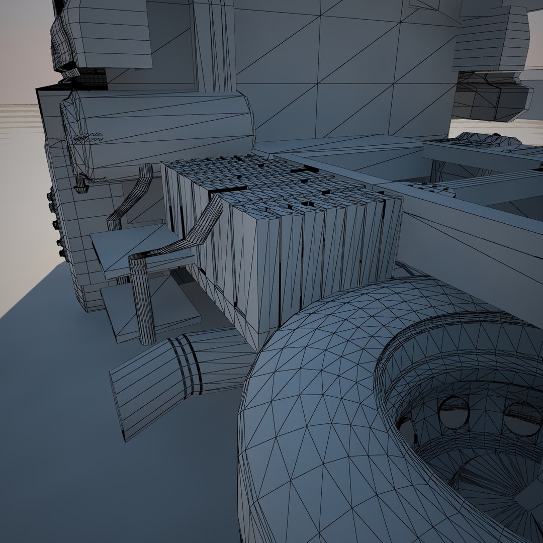 3d realistic cargo 1846 t model