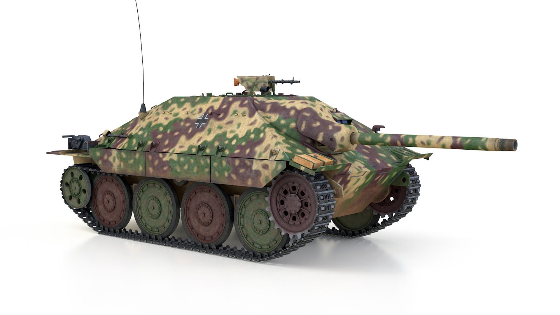 3D Jagdpanzer Hetzer - 708 VGD - TurboSquid 2072570