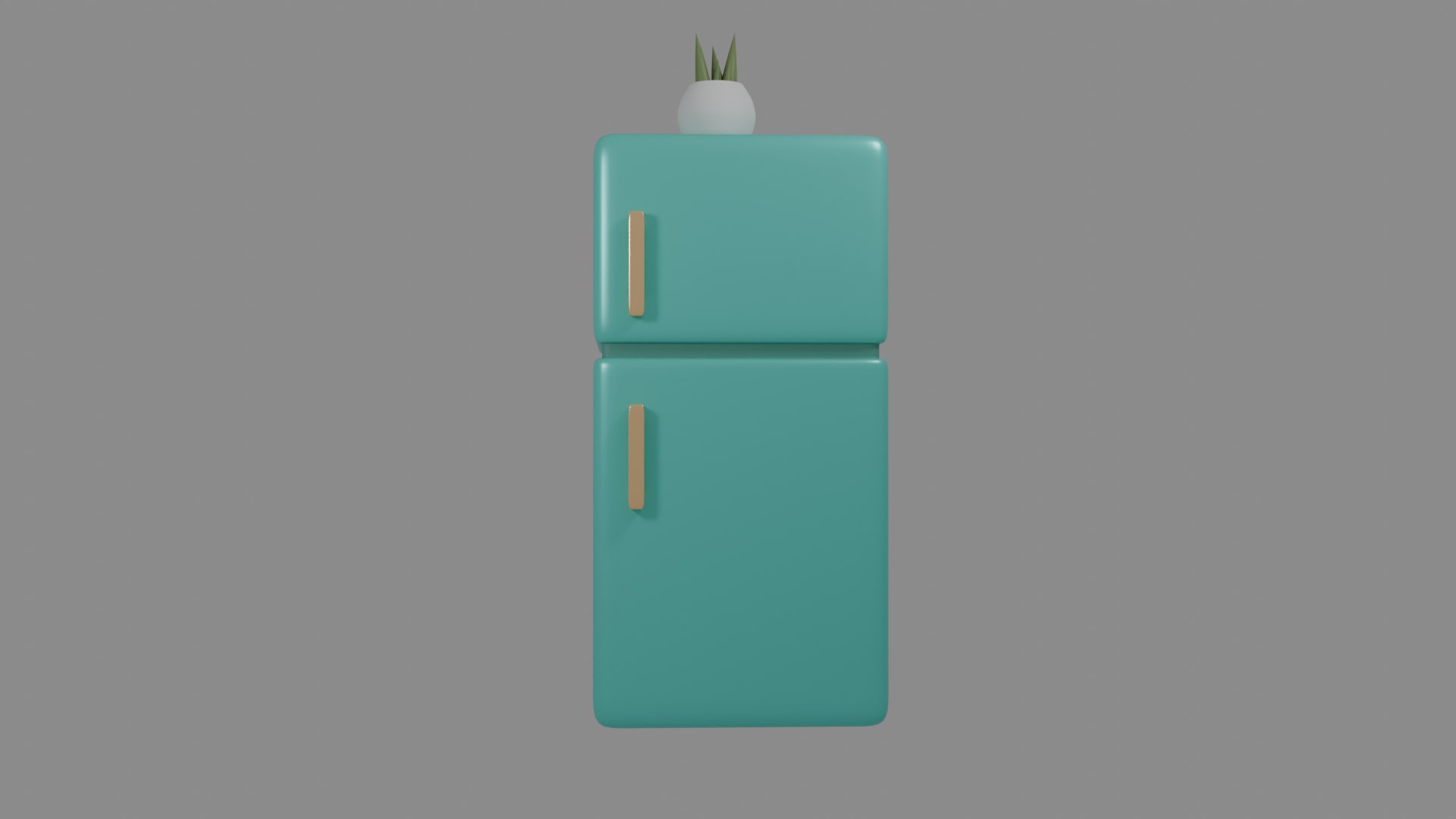 Fridge Low-poly Model - TurboSquid 2184087