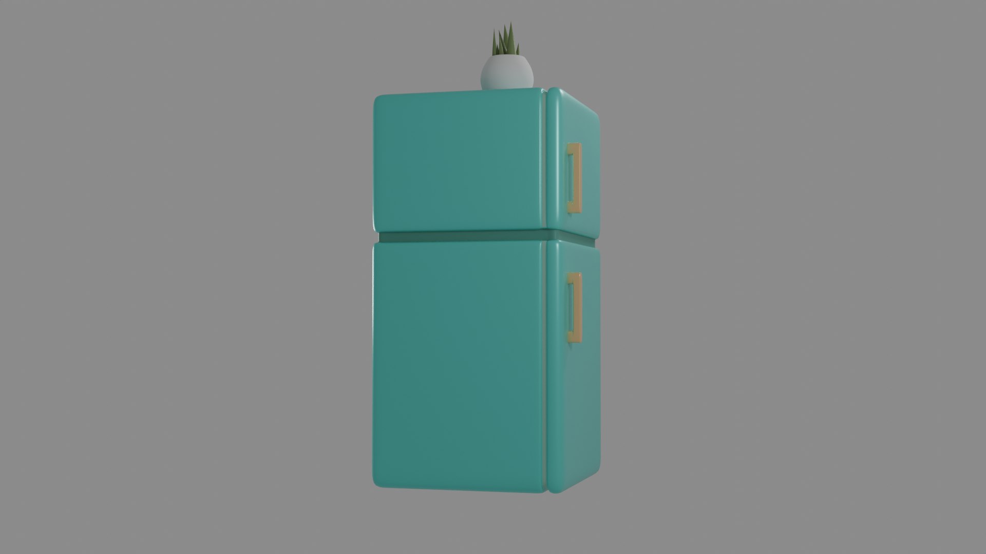 Fridge Low-poly Model - TurboSquid 2184087