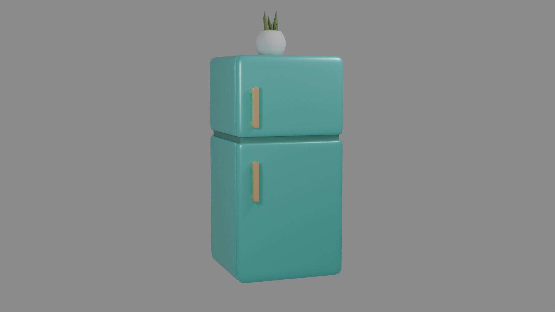 Fridge Low-poly Model - TurboSquid 2184087