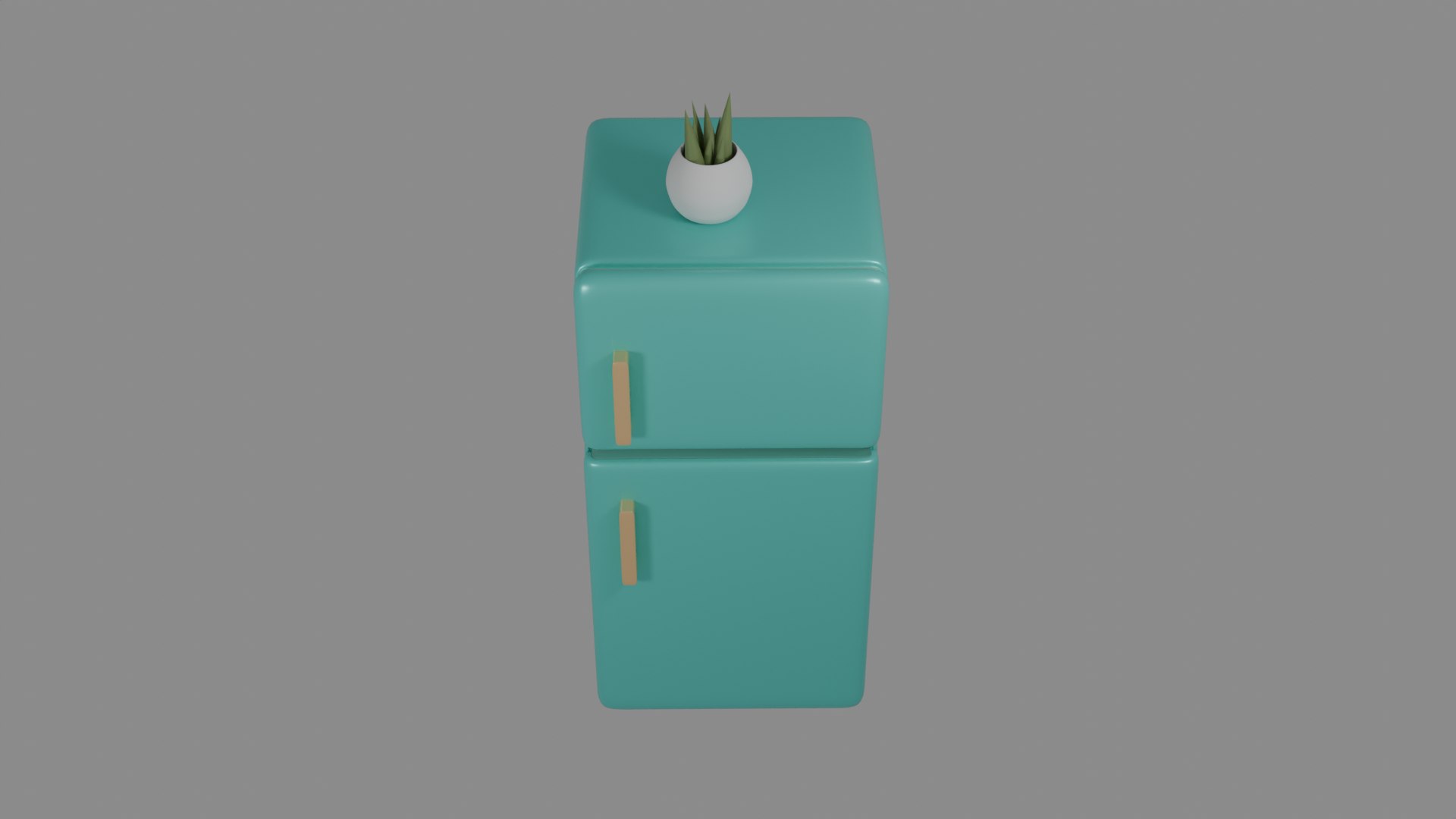 Fridge Low-poly Model - TurboSquid 2184087