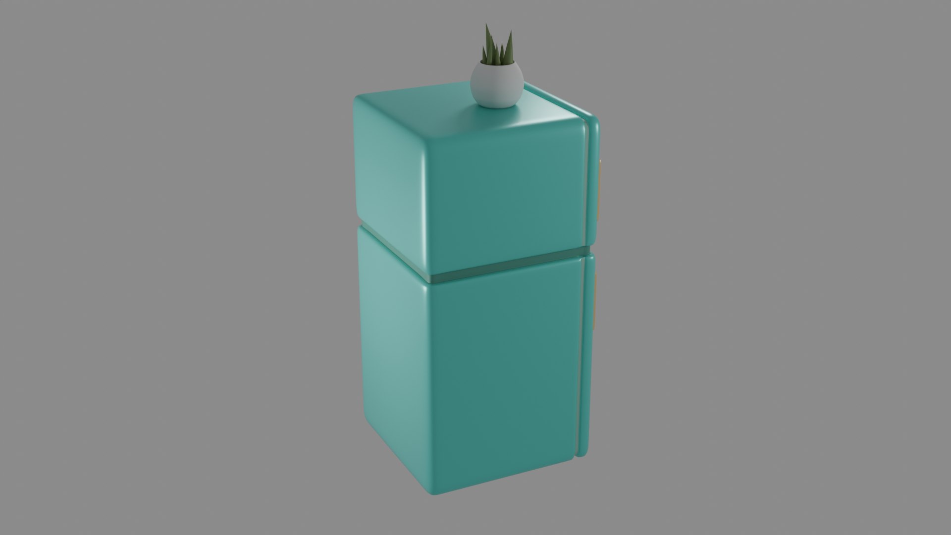 Fridge Low-poly Model - TurboSquid 2184087