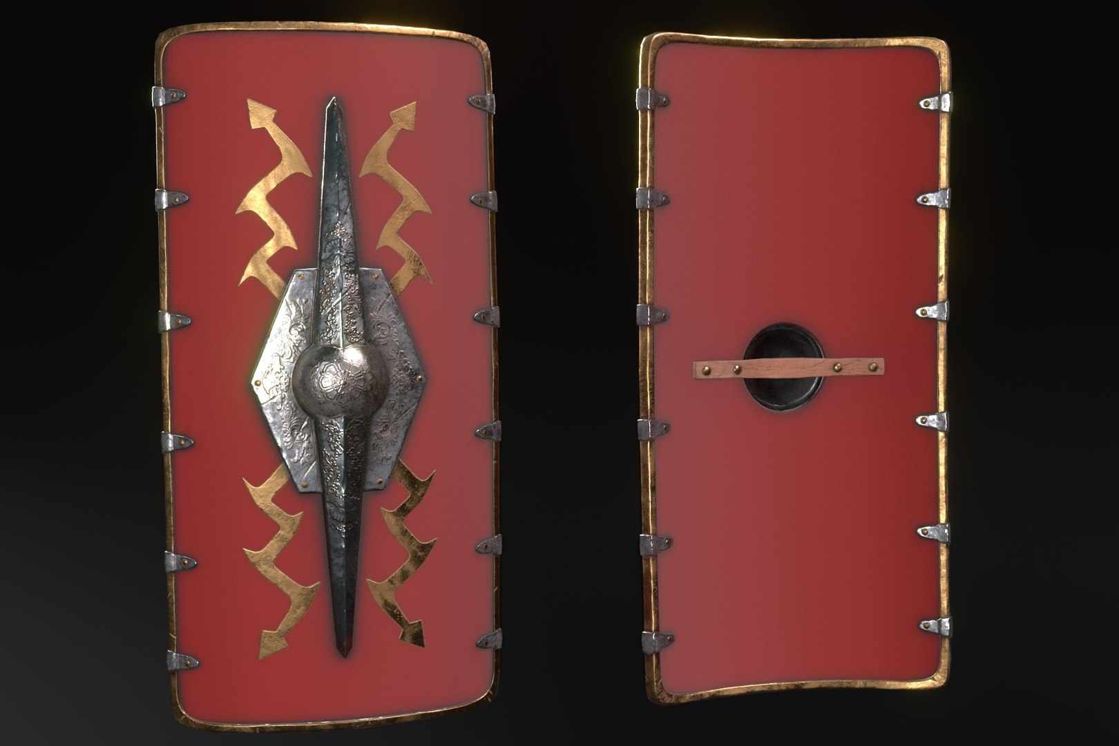 Set Shields 3D Model - TurboSquid 1713052