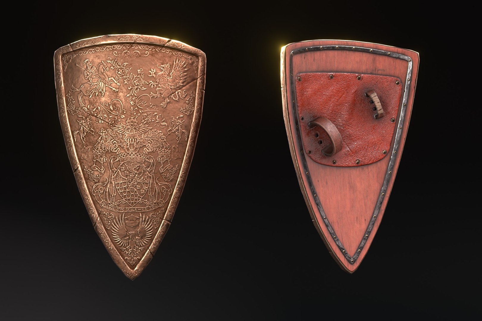 Set Shields 3D Model - TurboSquid 1713052