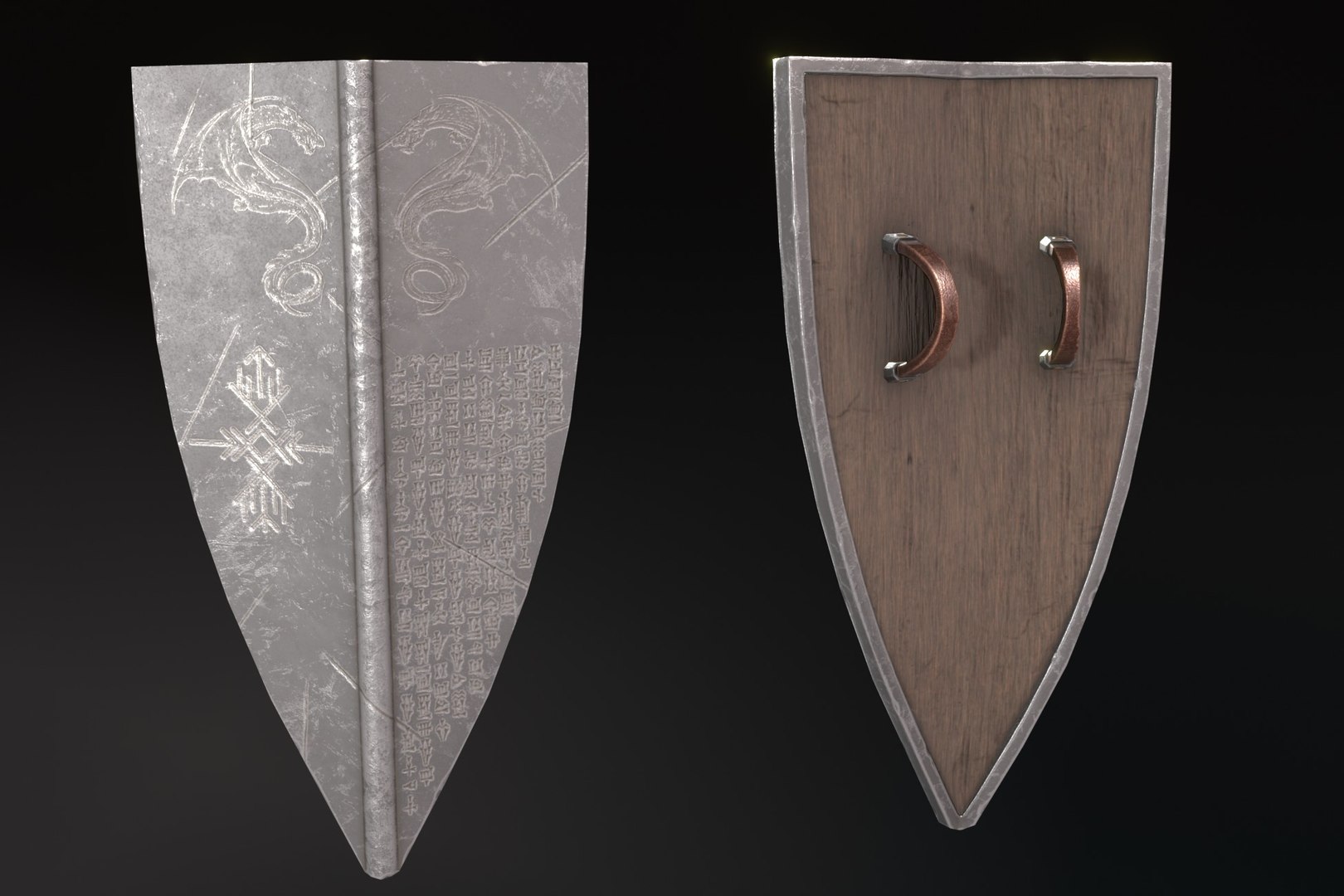 Set Shields 3D Model - TurboSquid 1713052