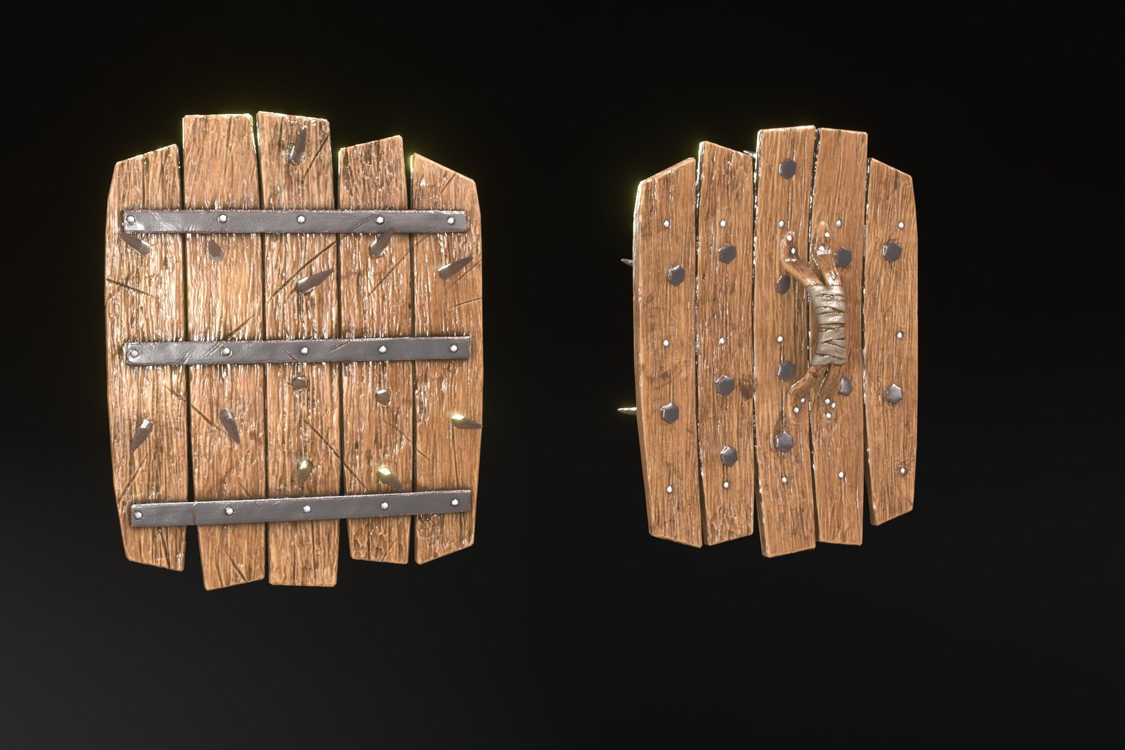 Set Shields 3D Model - TurboSquid 1713052