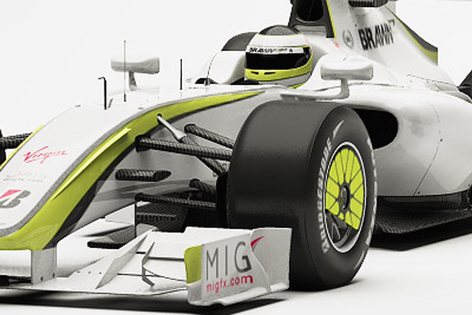 Brawn Gp 3d Model