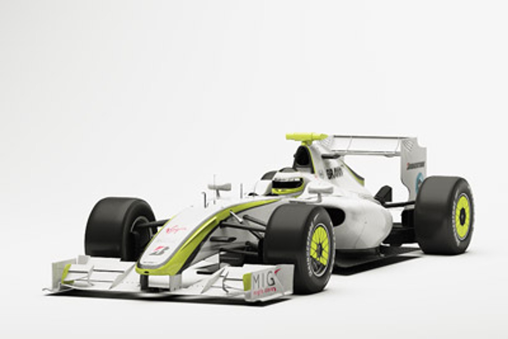 Brawn Gp 3d Model
