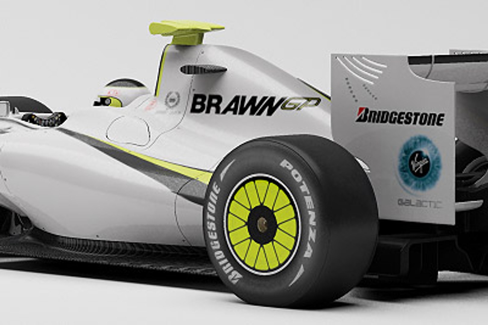 Brawn Gp 3d Model