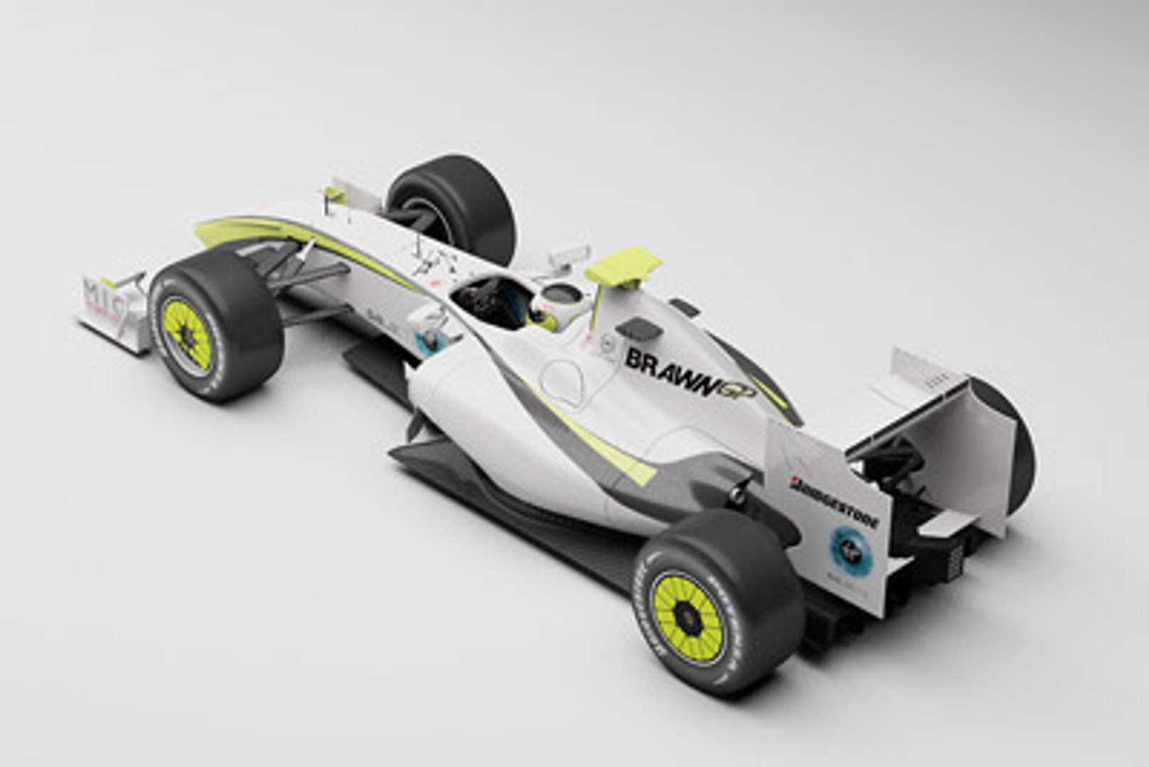 Brawn Gp 3d Model