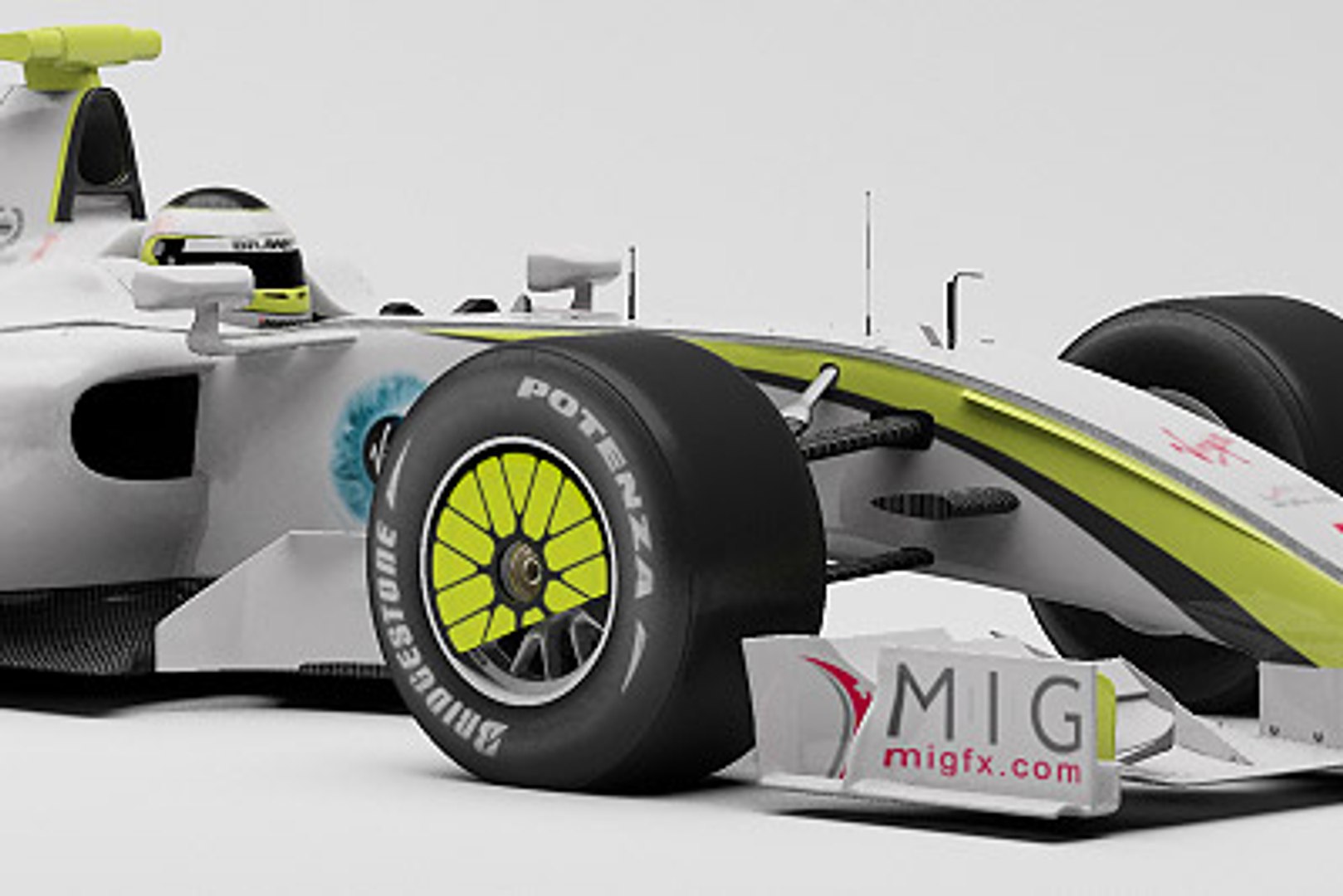 Brawn Gp 3d Model