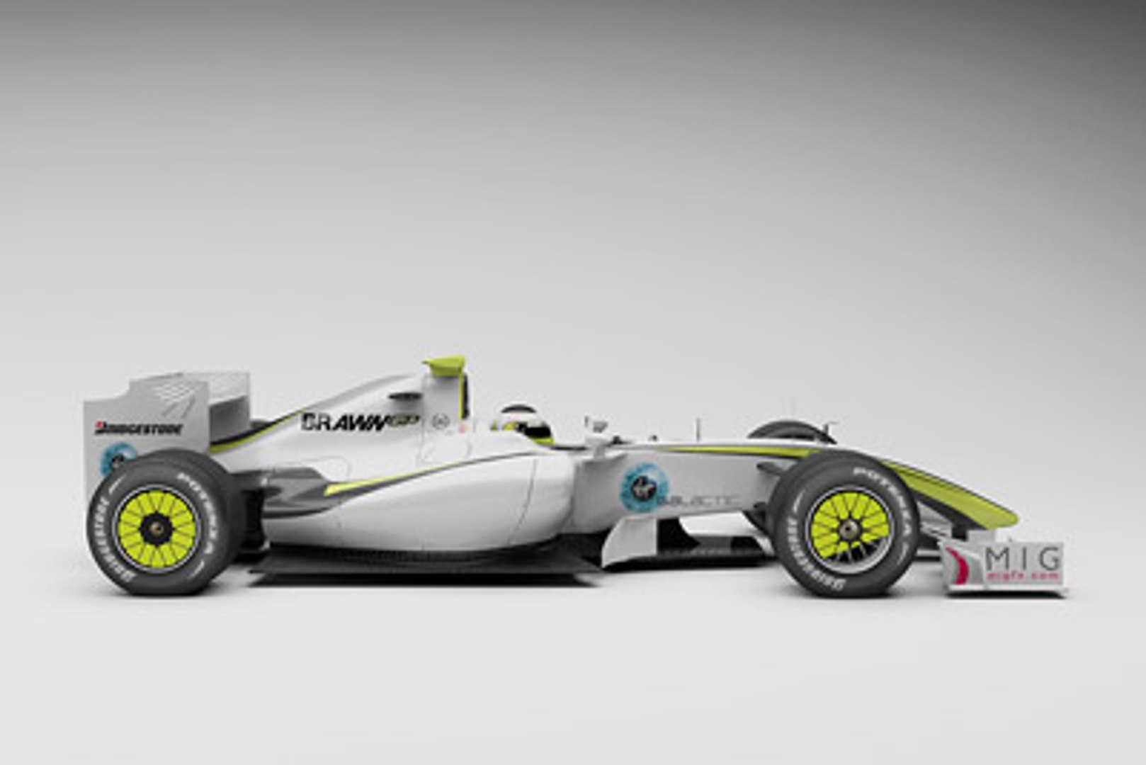 brawn gp 3d model