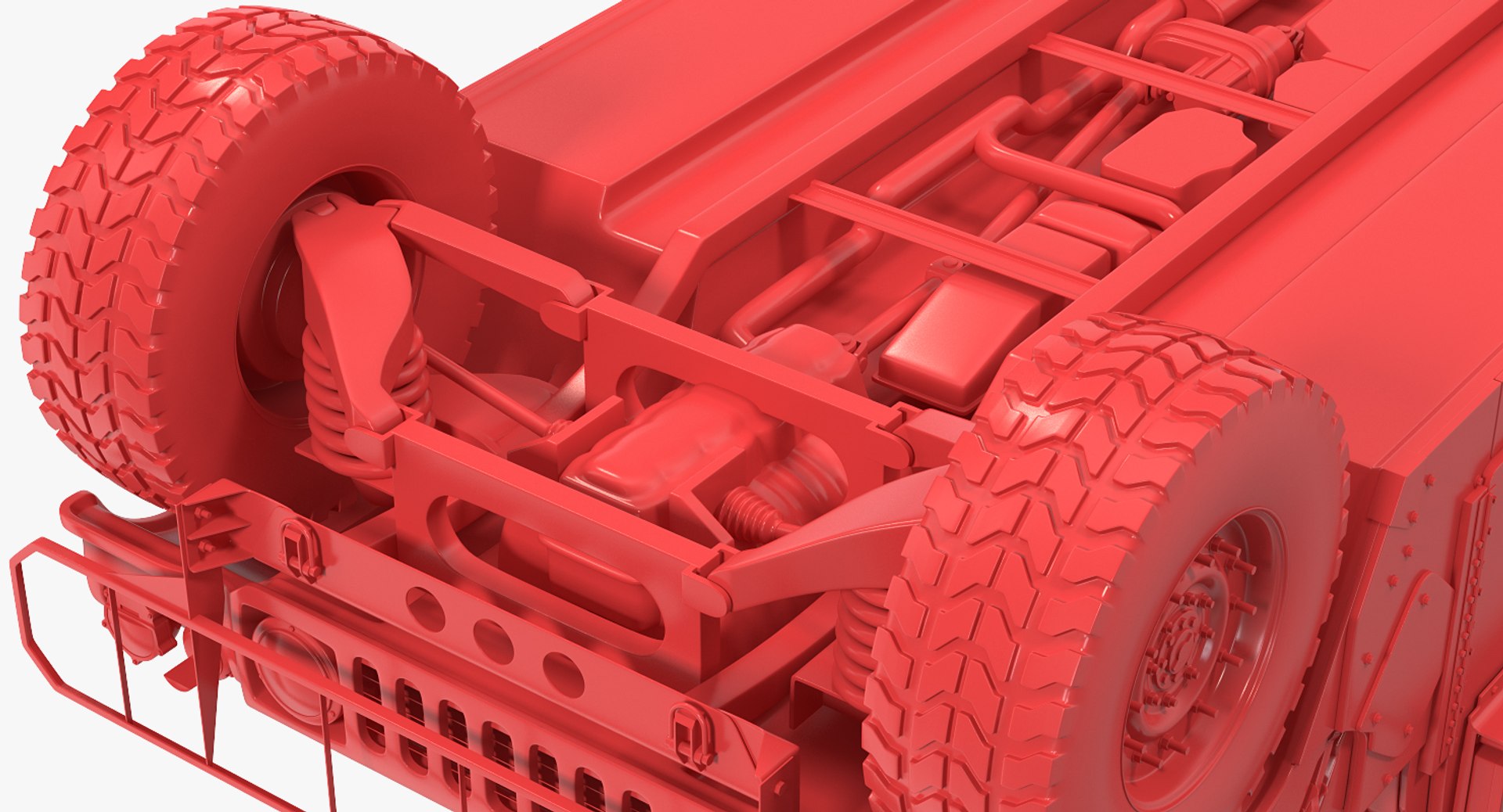 humvee m1151 simple interior 3ds