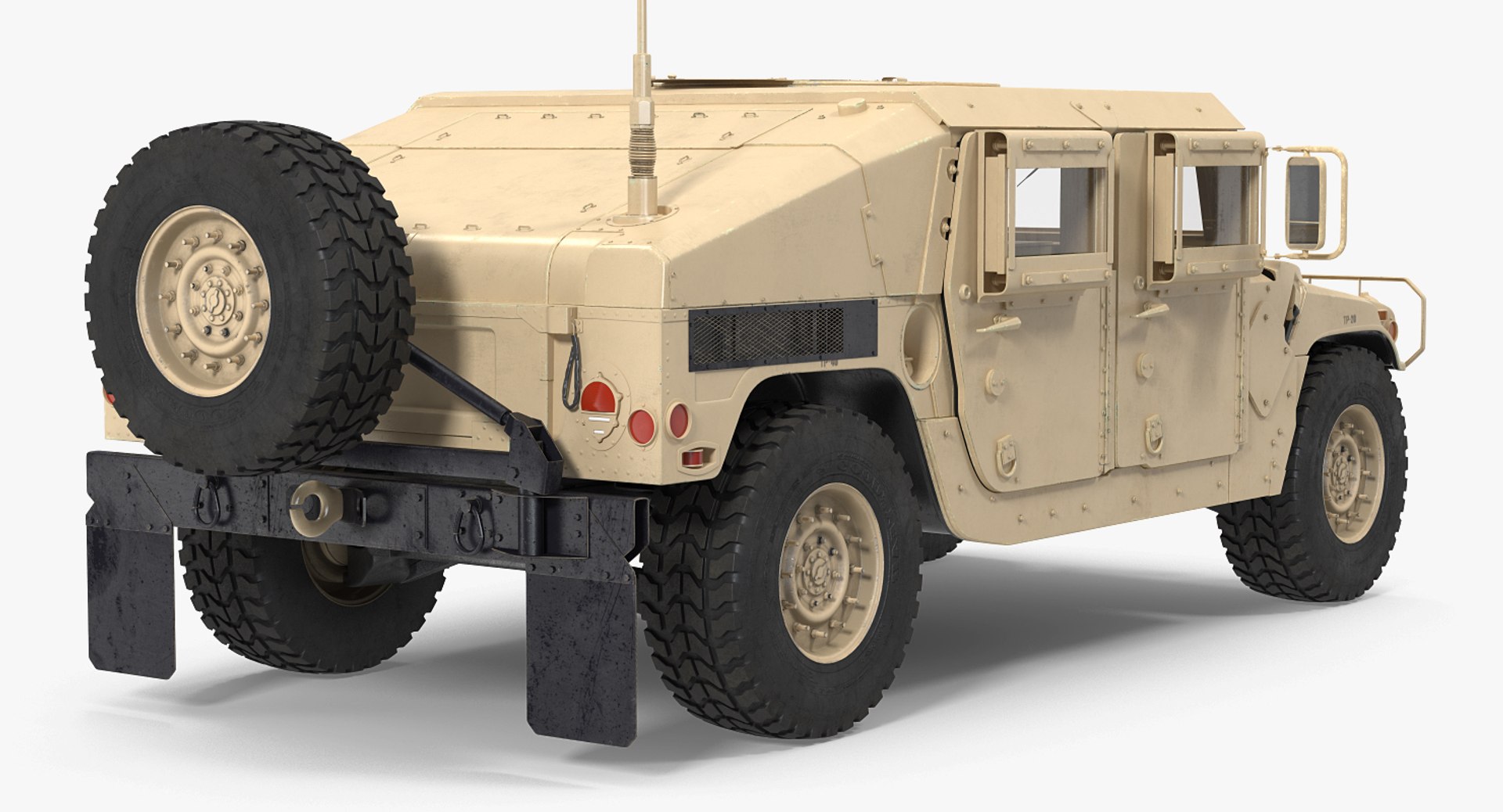 Humvee M1151 Simple Interior 3ds