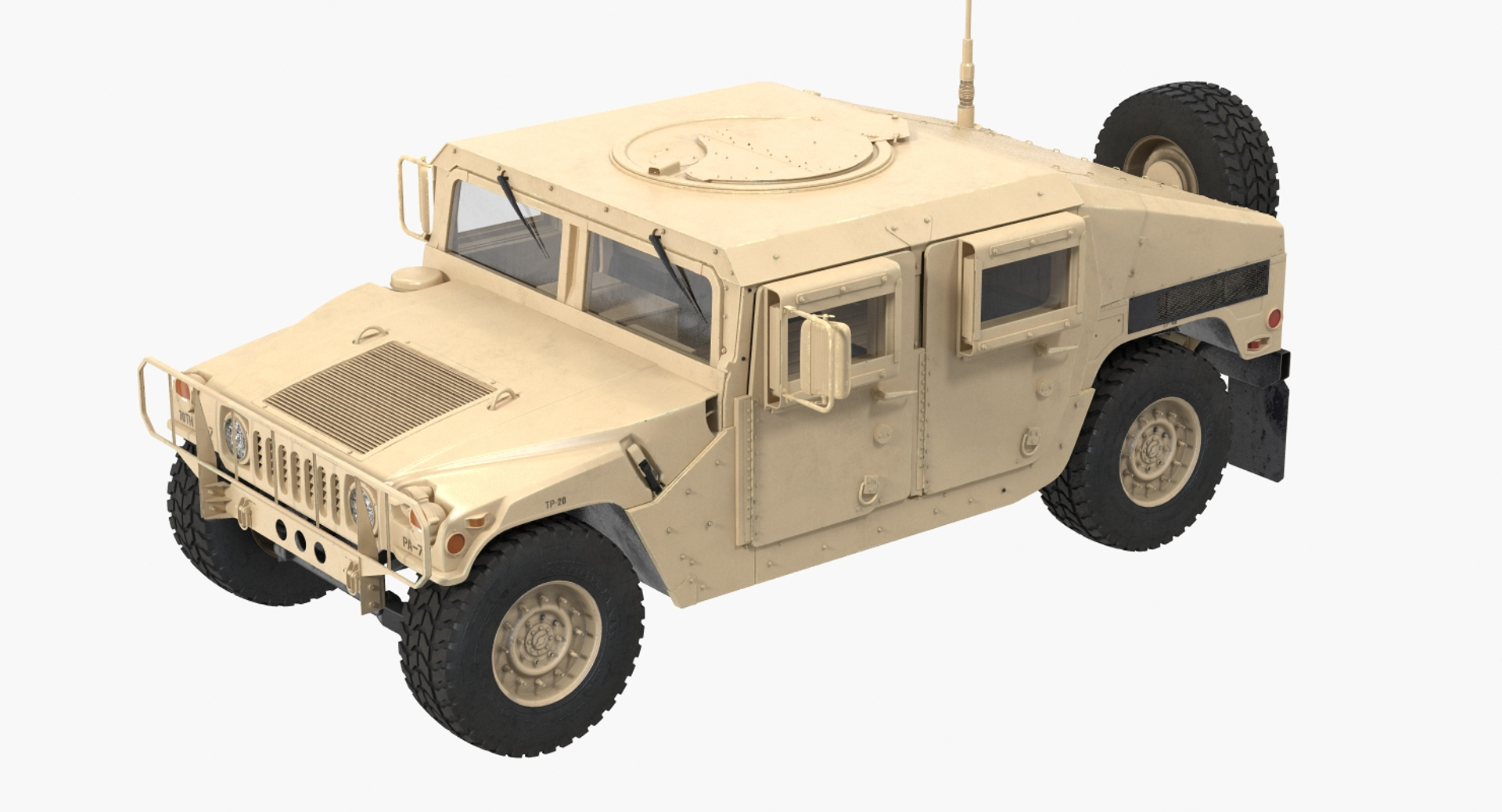Humvee M1151 Simple Interior 3ds