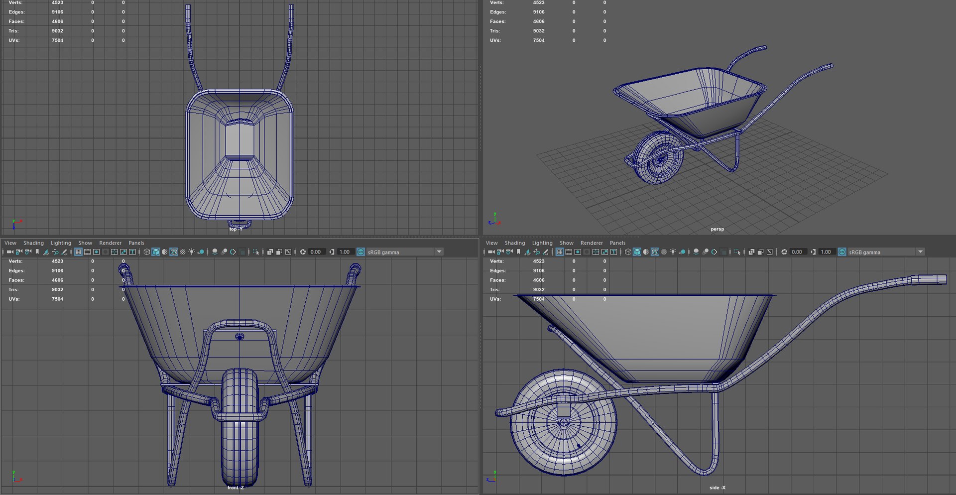 WHEELBARROW 3D model - TurboSquid 1743768