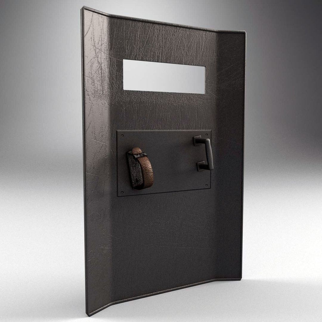 riot shield v1 3d max