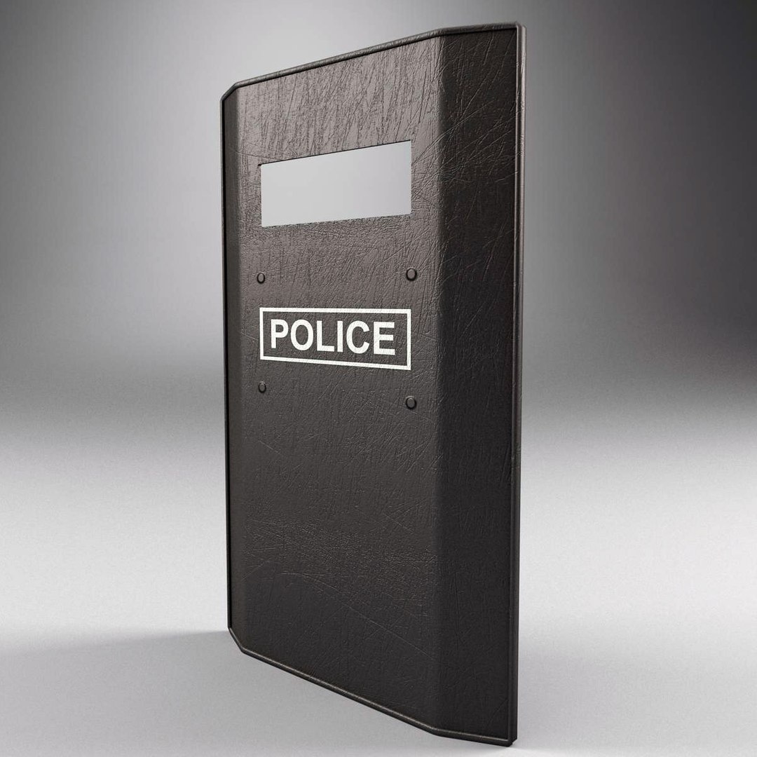 riot shield v1 3d max