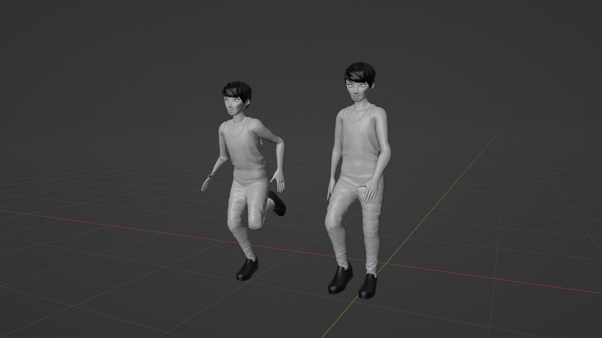 3D Model Cartoon Character Walking And Running Animation - TurboSquid ...