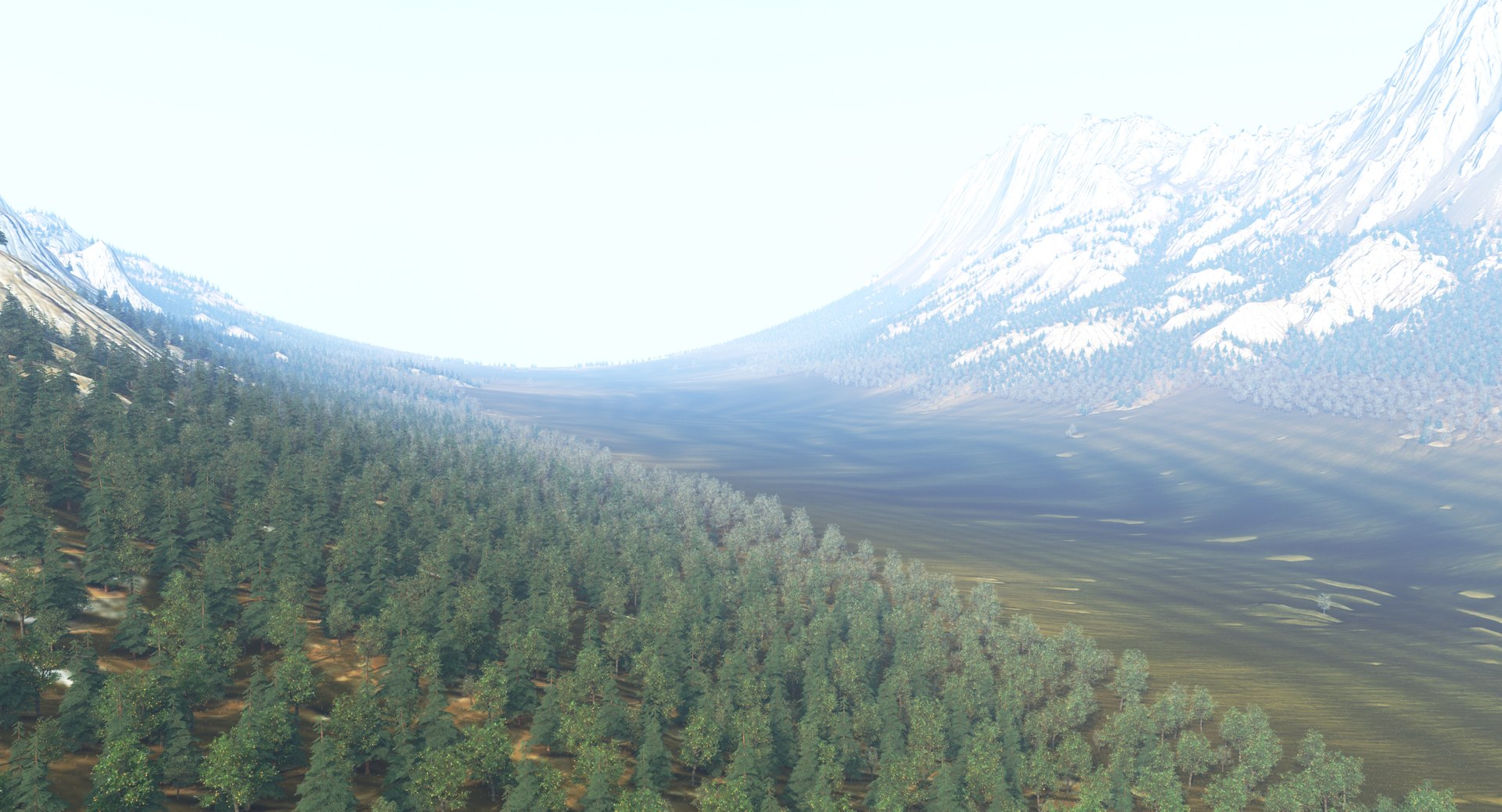 Scene Terrain Forest 3D Model - TurboSquid 1472793