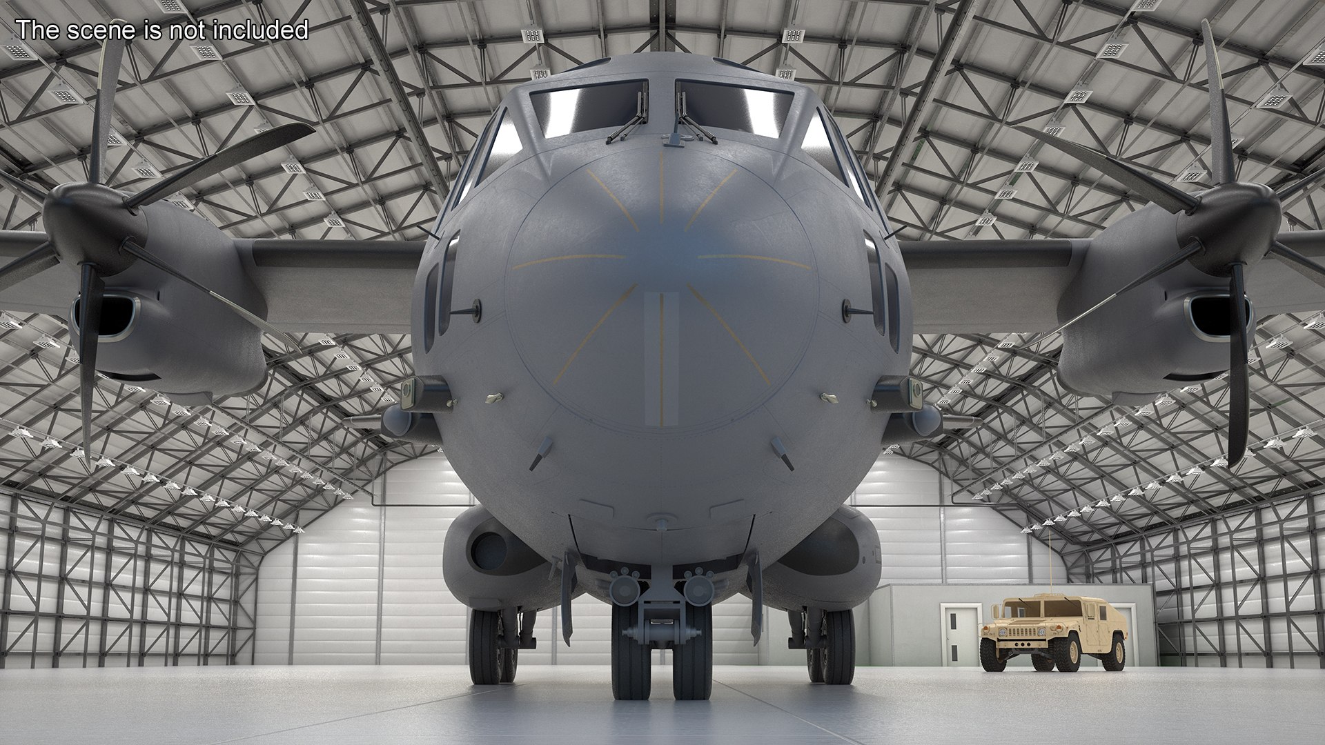 3D Multi-role Aircraft Grey - TurboSquid 2296065