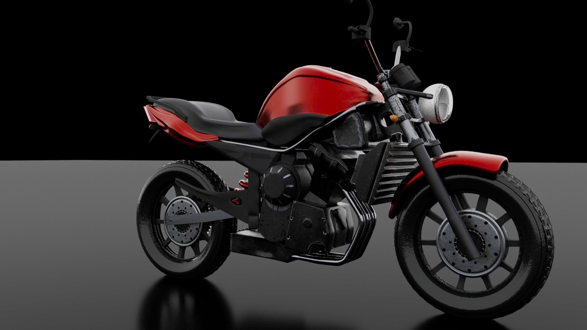 3D Motor Bike With Texture 3D Model Model - TurboSquid 2338028