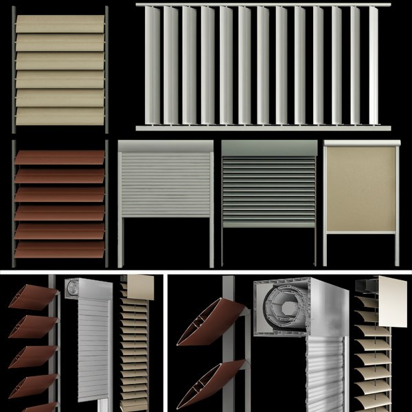 3D Louvers Models | TurboSquid