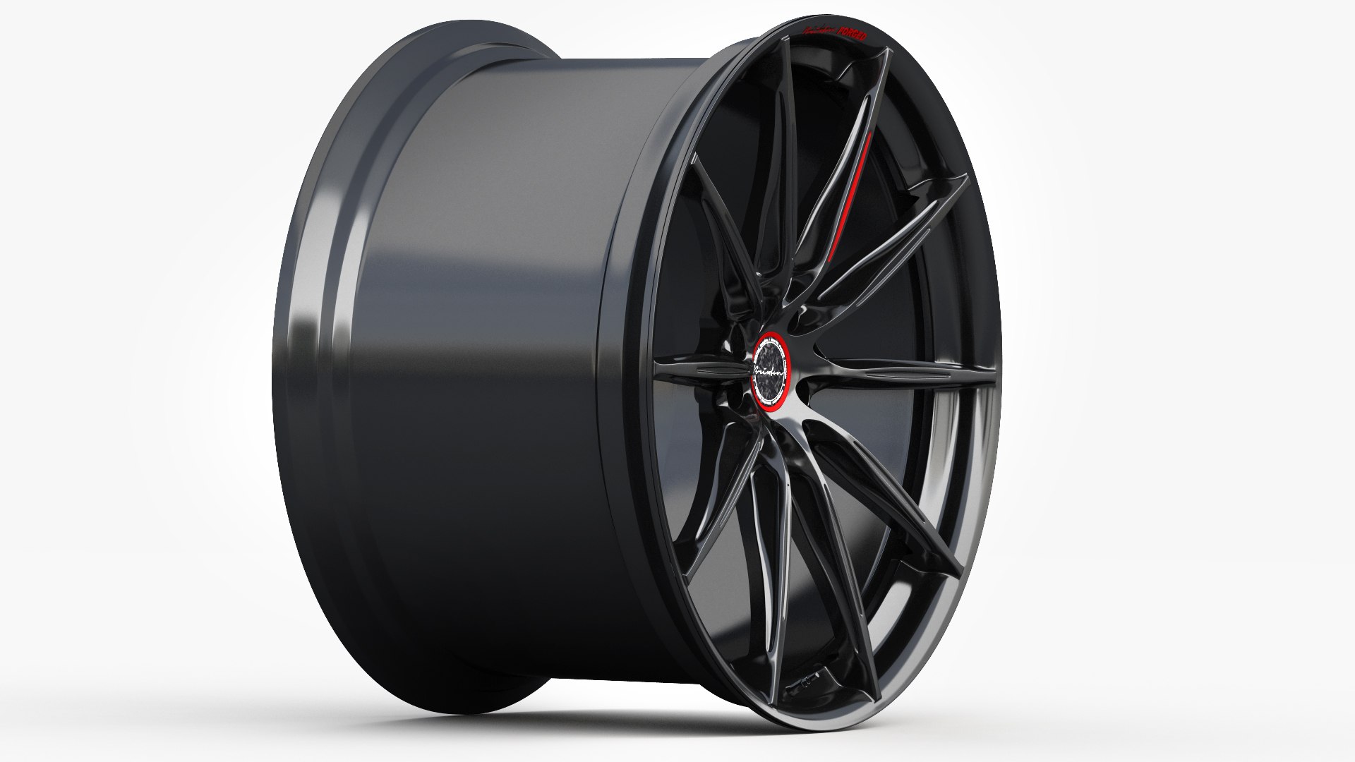 Wheel Brixton R11-R Forged Model - TurboSquid 1800848