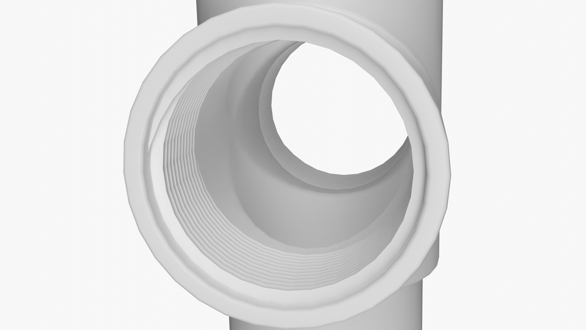 PVC Cross Female X Spigot 3D Model - TurboSquid 2093826