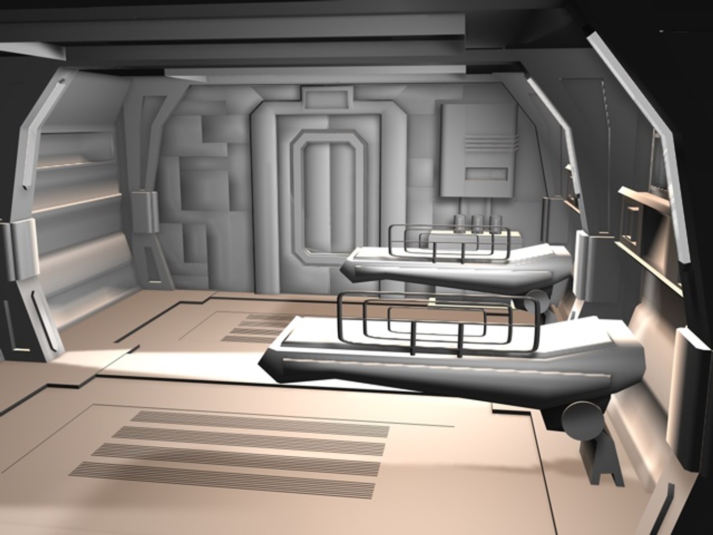 Sci Fi Room 3d Model