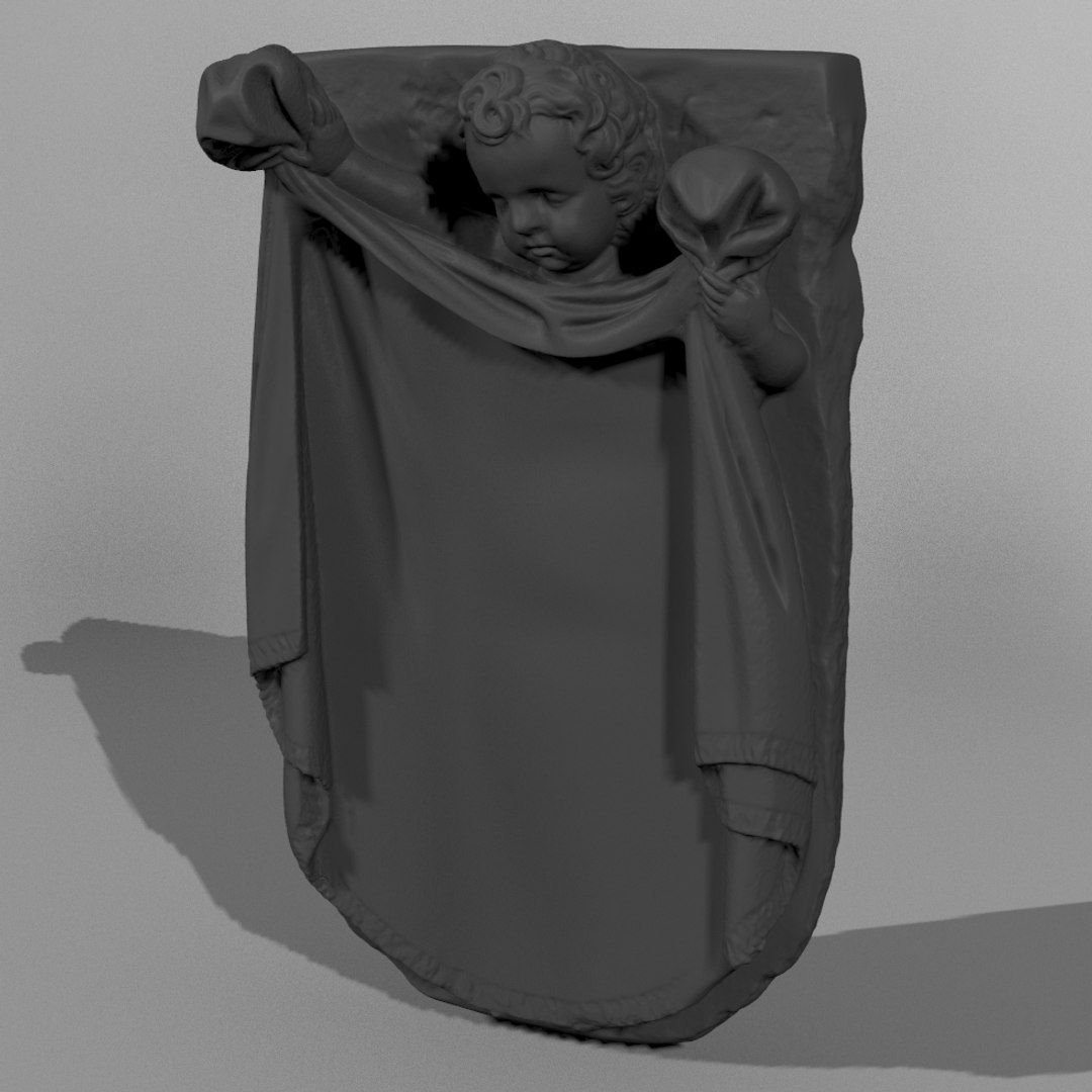 Cherub Mold 3d Model