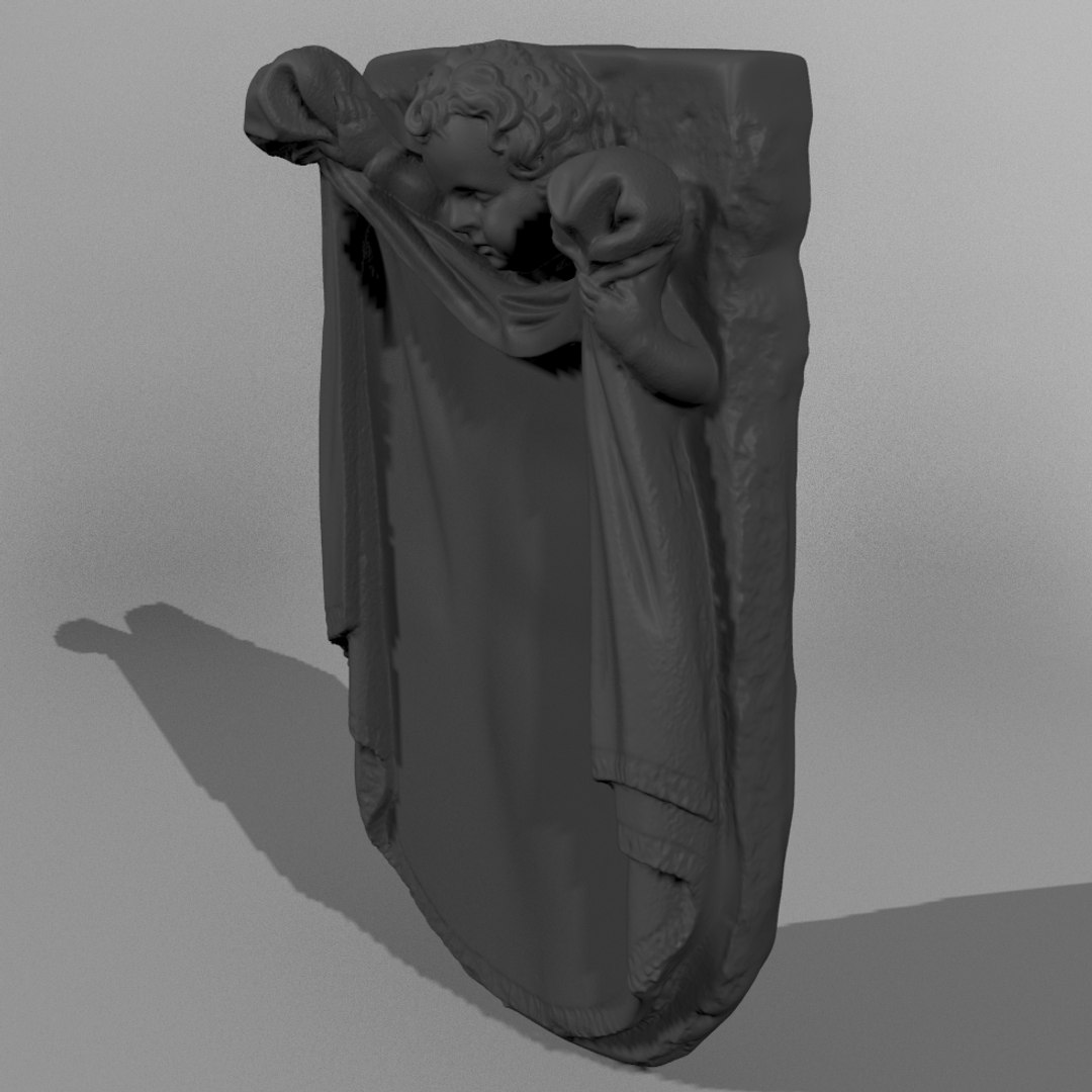 Cherub Mold 3d Model