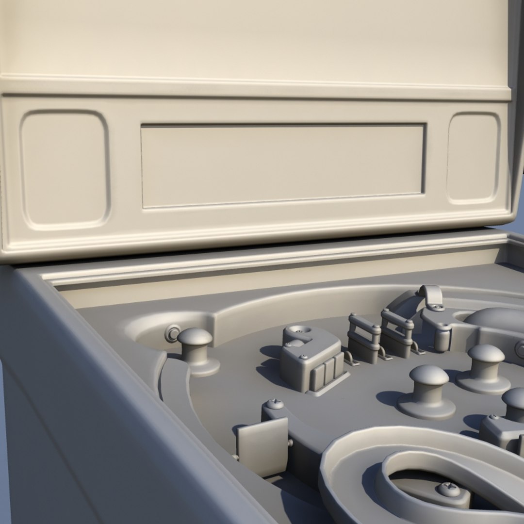 3d Model Pinball Machine 02