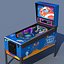 3d Model Pinball Machine 02