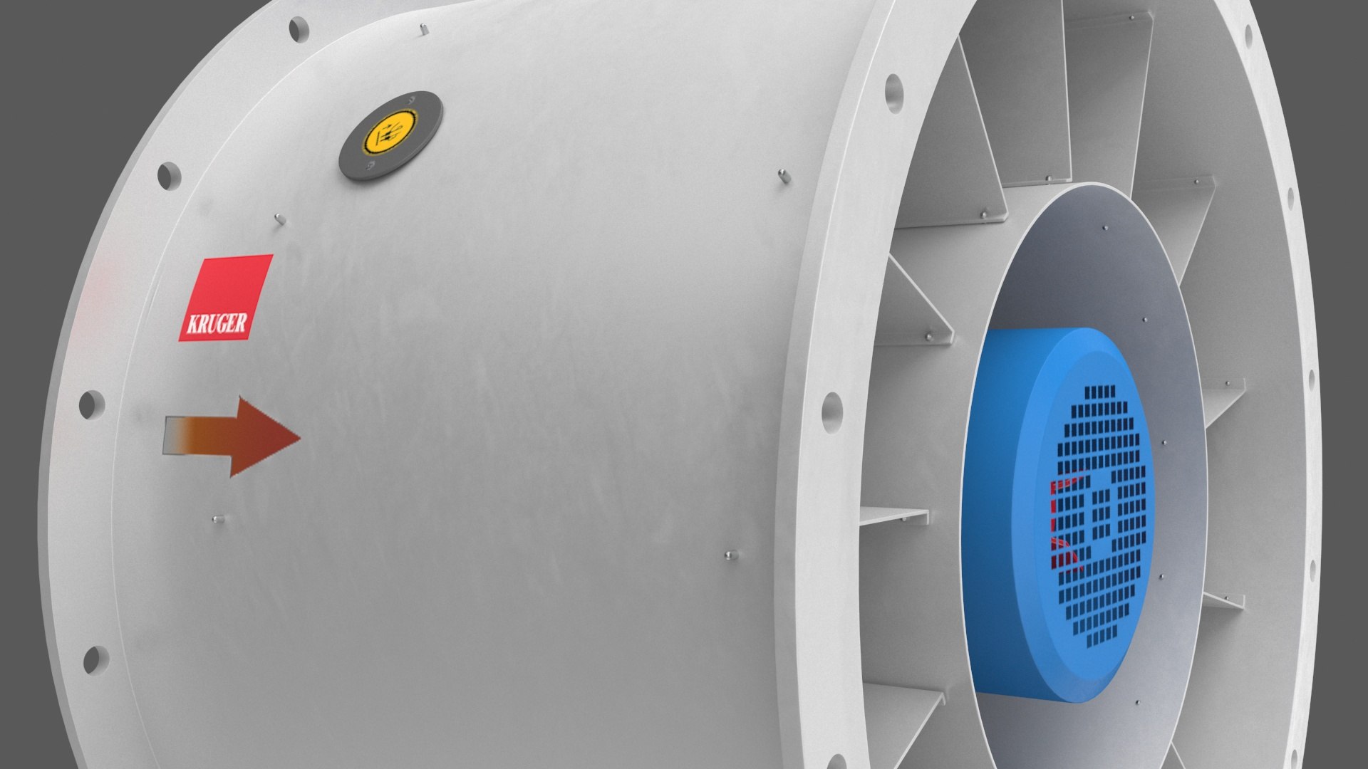 3D Axial Extractor Fan Model - TurboSquid 2184603