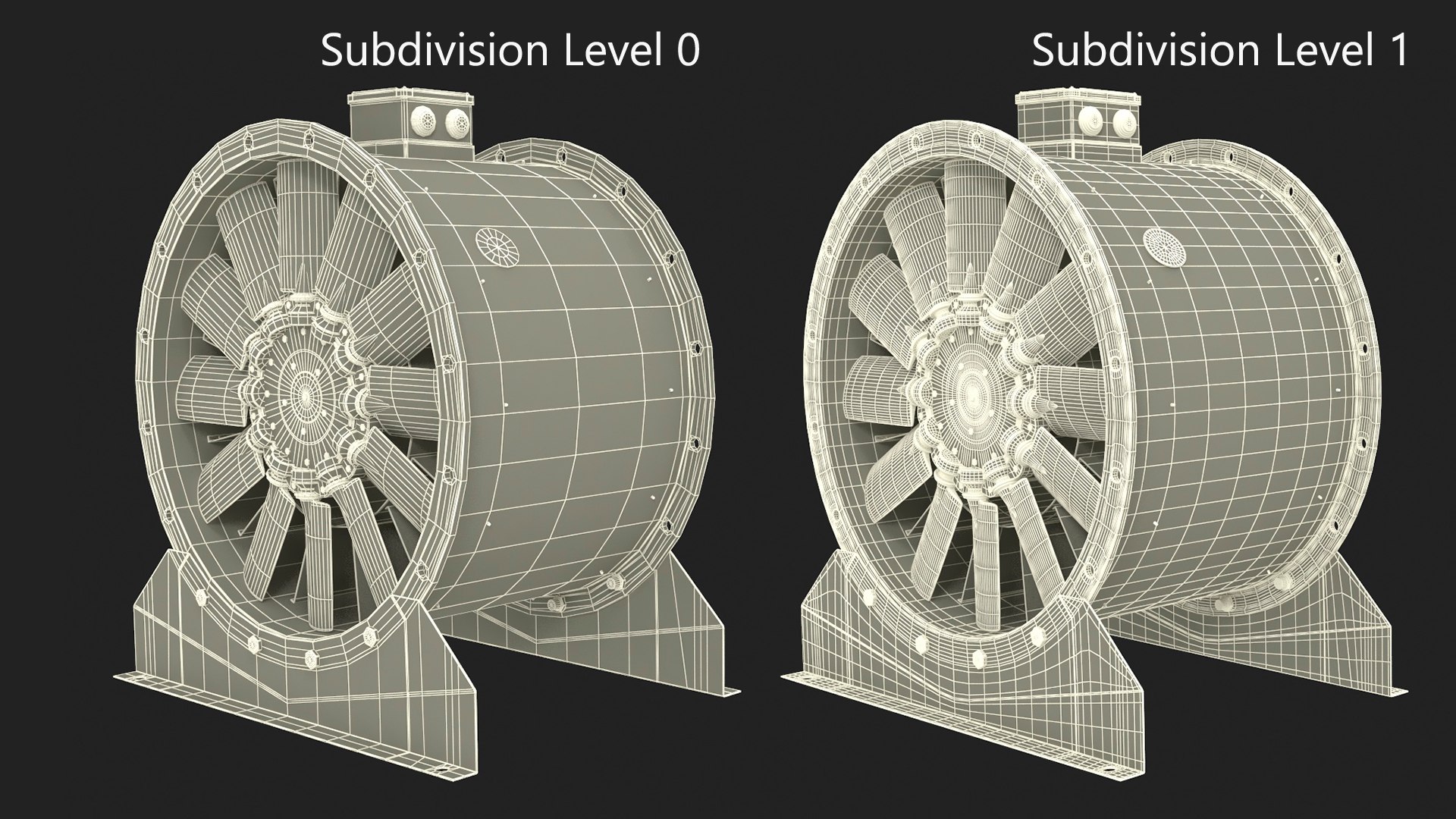 3D Axial Extractor Fan Model - TurboSquid 2184603