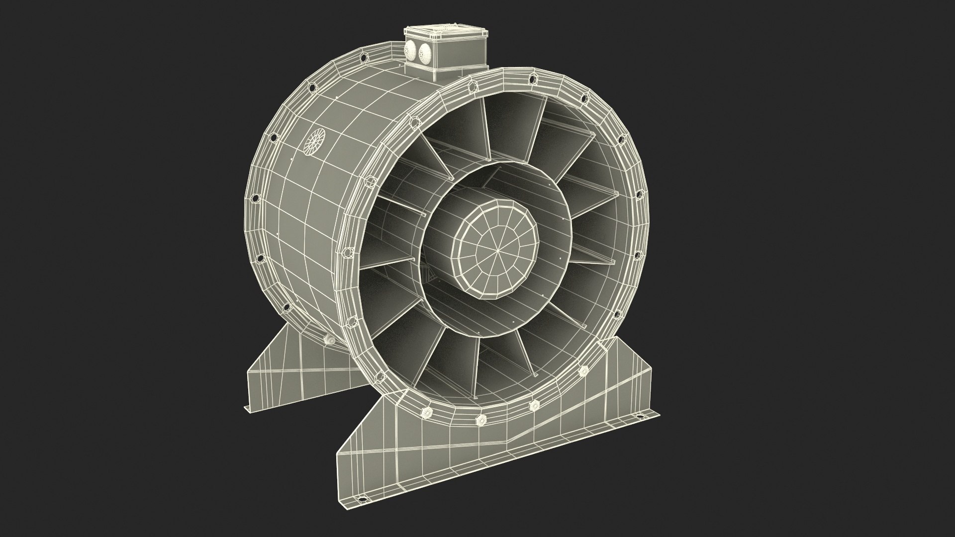 3D Axial Extractor Fan Model - TurboSquid 2184603