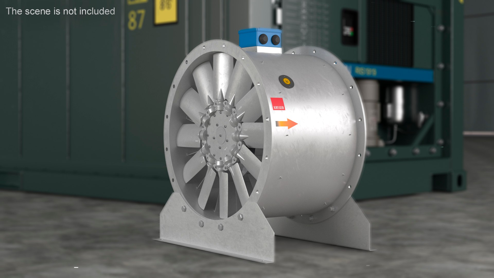 3D Axial Extractor Fan Model - TurboSquid 2184603