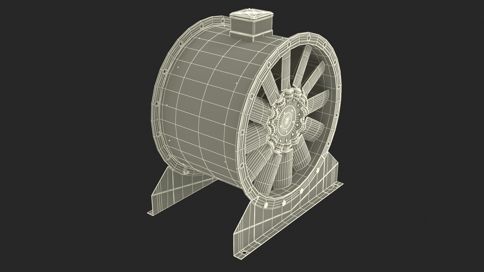 3D Axial Extractor Fan Model - TurboSquid 2184603