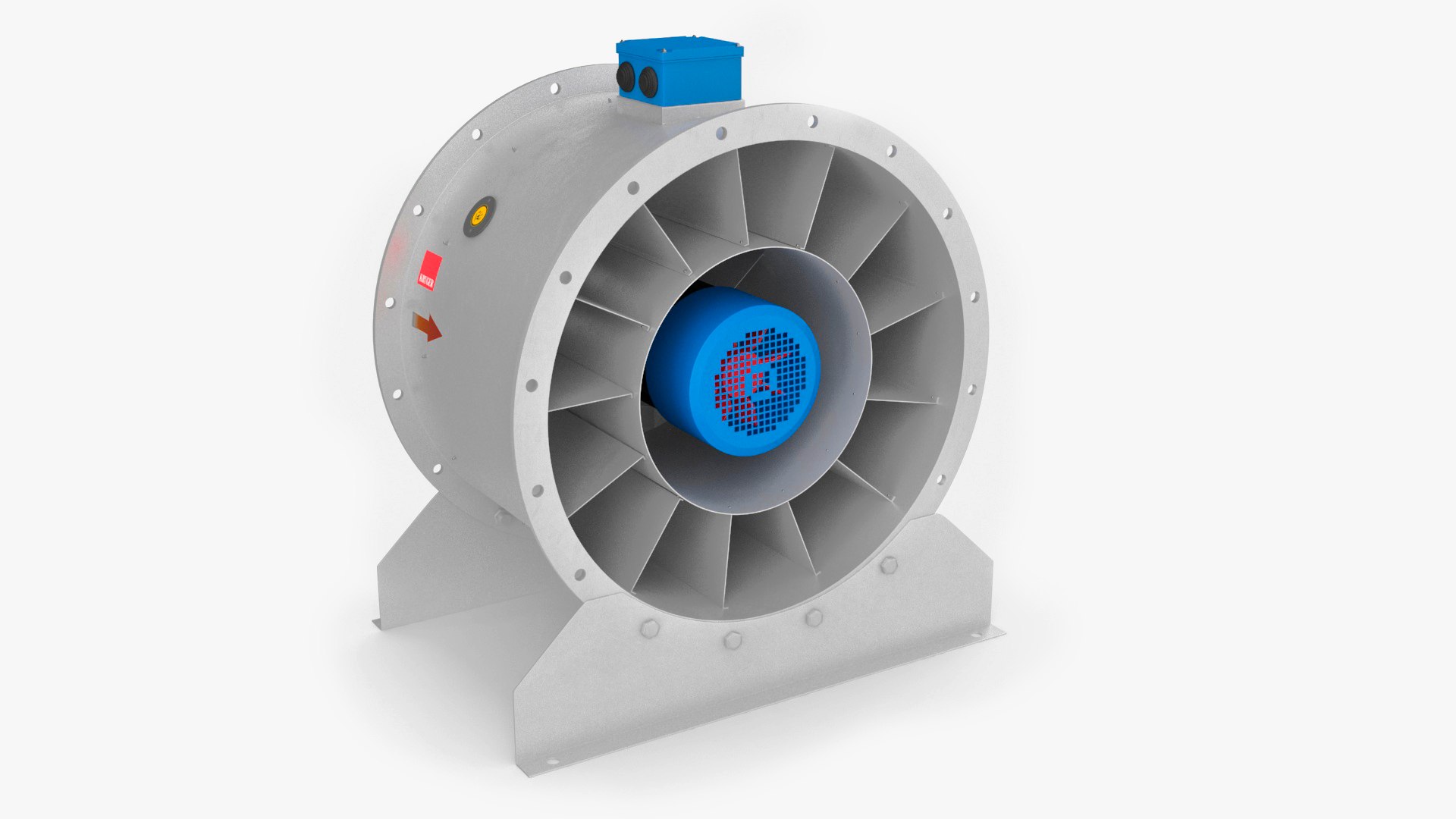 3D Axial Extractor Fan Model - TurboSquid 2184603