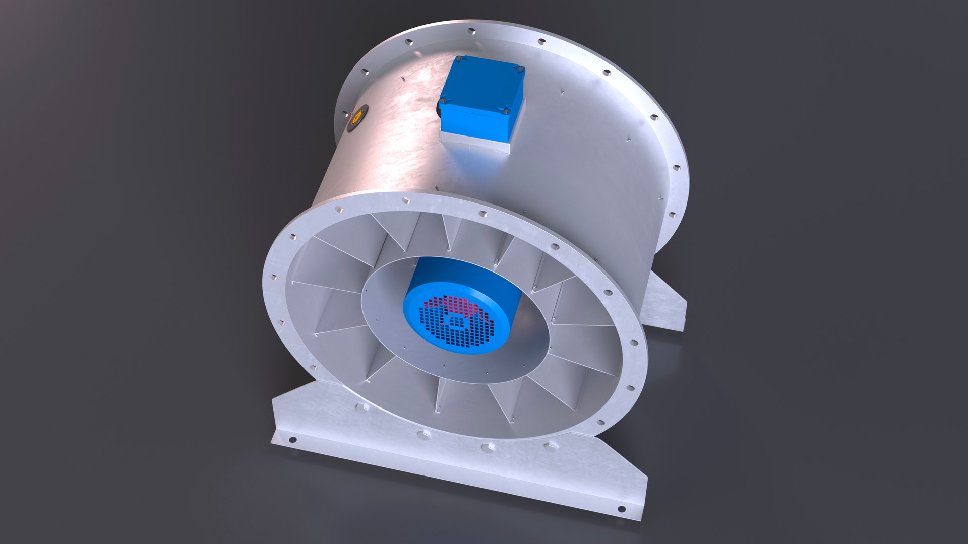 3D Axial Extractor Fan Model - TurboSquid 2184603