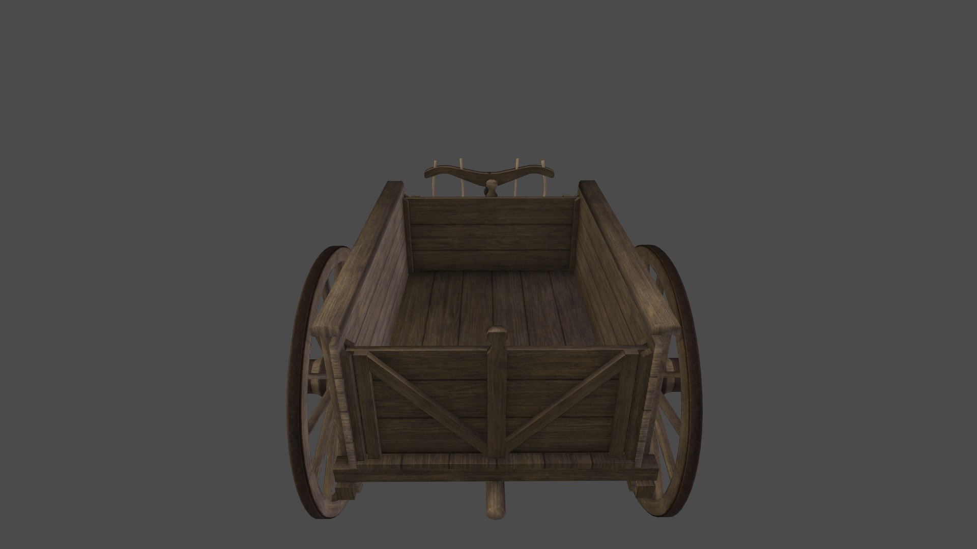 Bulllok cart 3D model - TurboSquid 1194561
