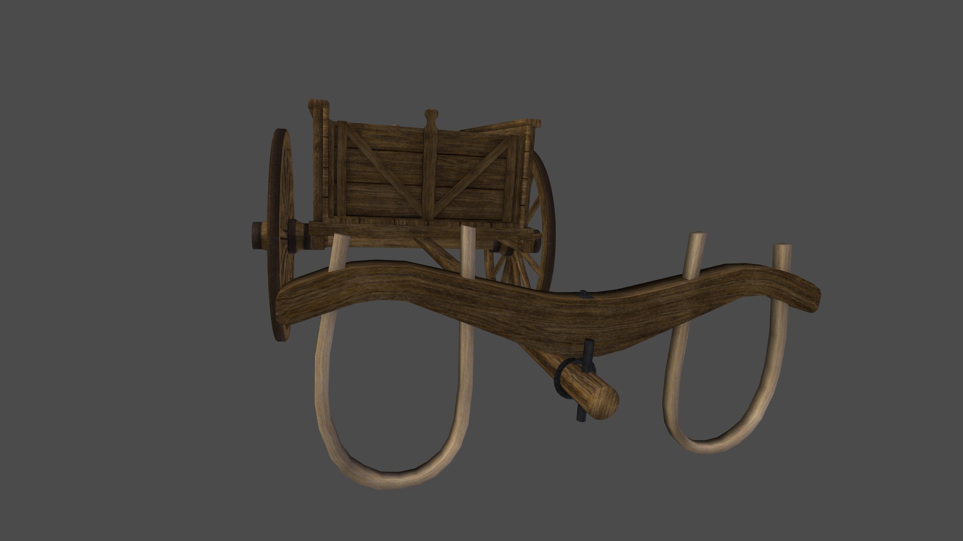 Bulllok cart 3D model - TurboSquid 1194561