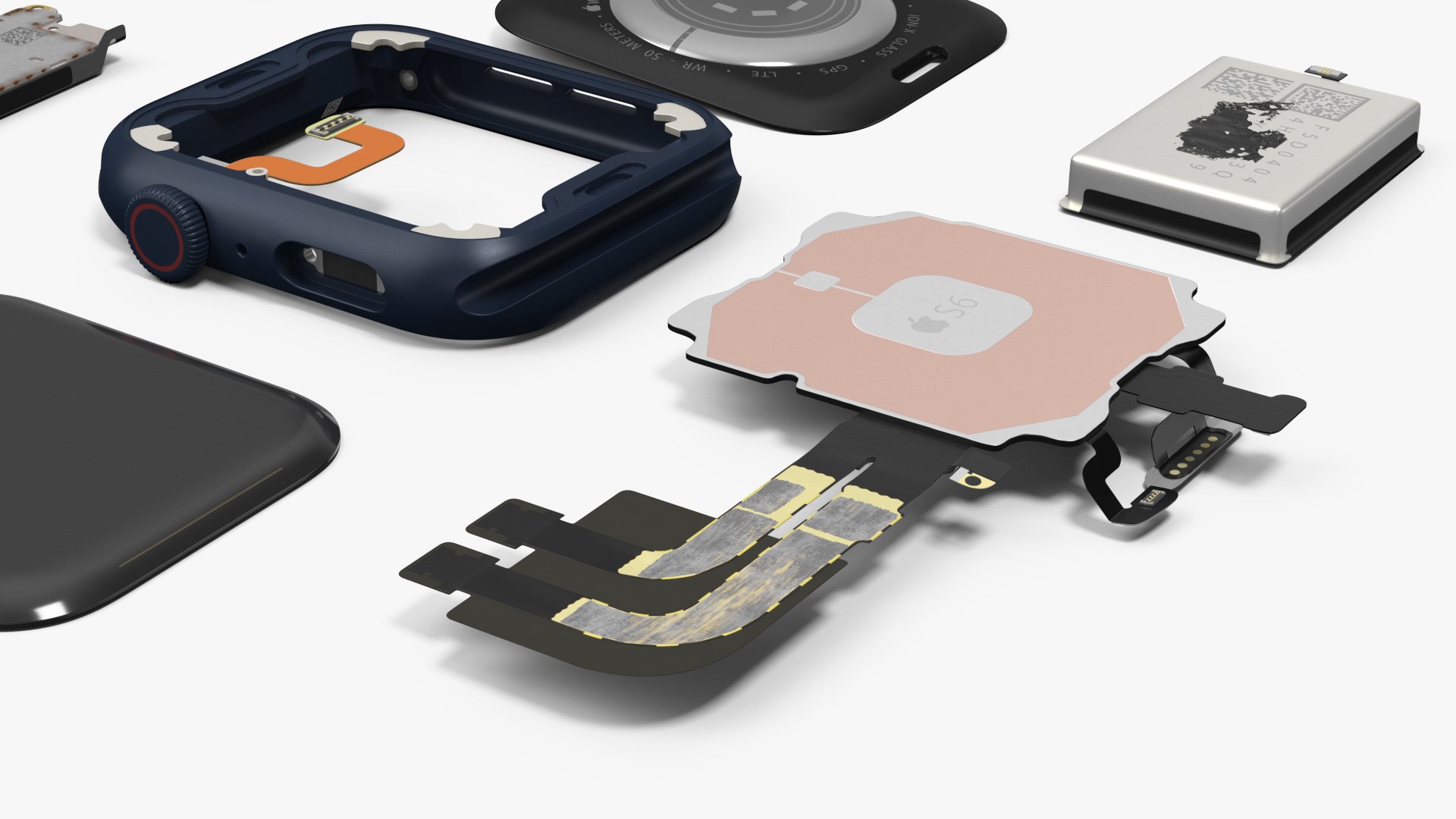 3D Model Disassembled Apple Watch SE - TurboSquid 2215114