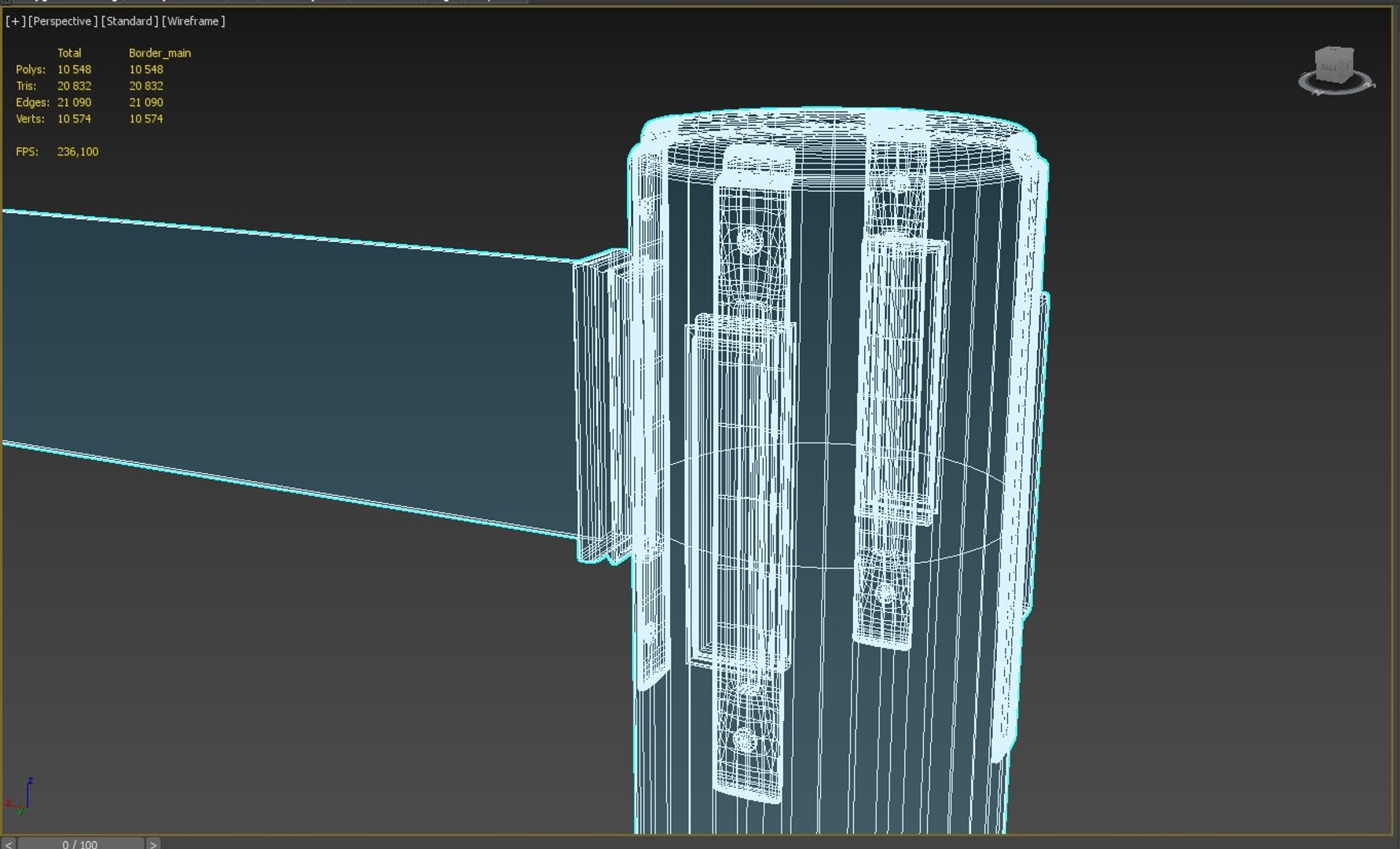 Metal stanchion 3D model - TurboSquid 1491187