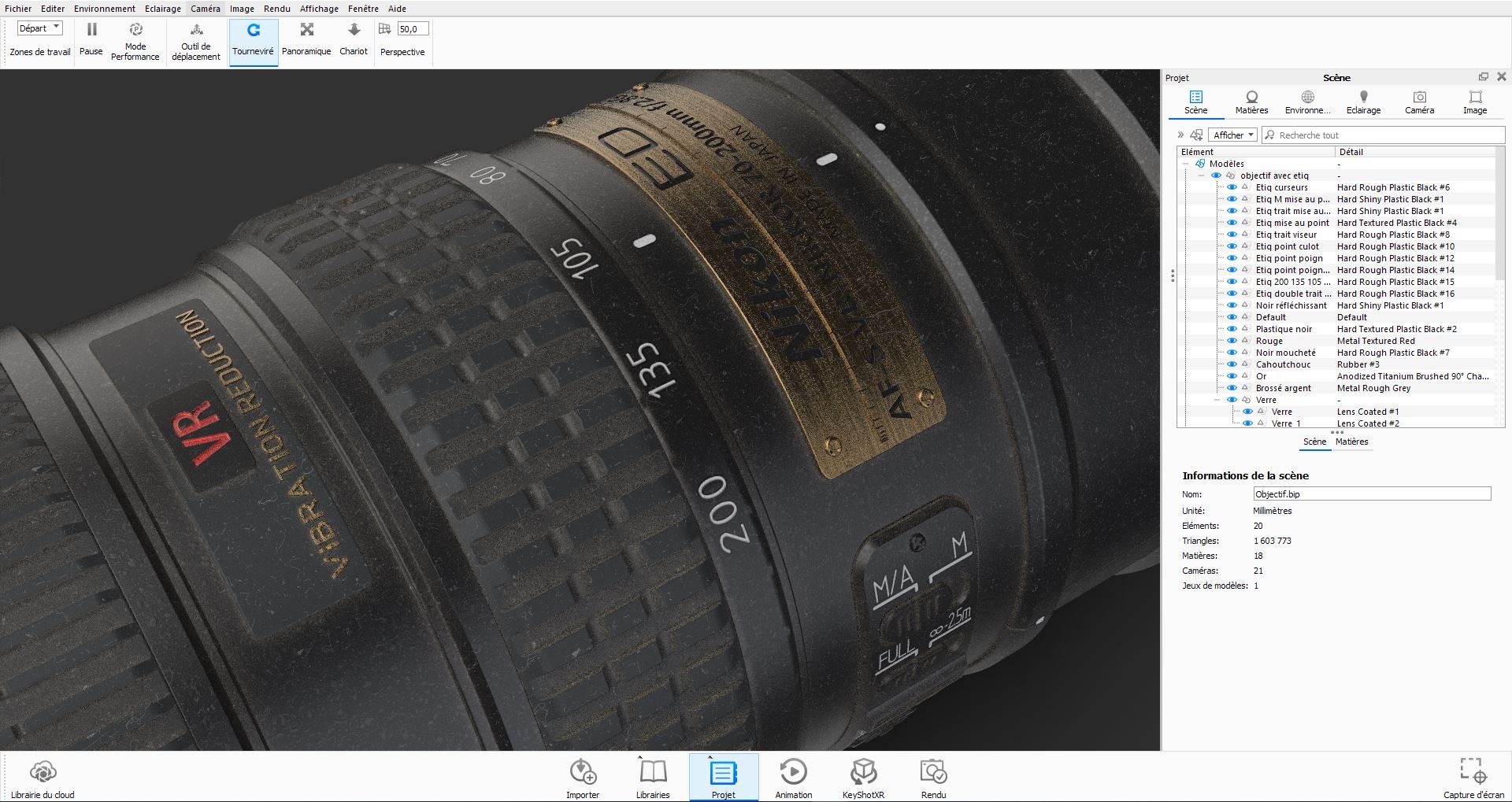 Camera Lens - Nikon 70-200mm 3D - TurboSquid 1939926