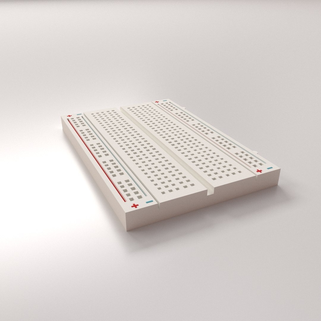 Breadboard 3D - TurboSquid 1163382