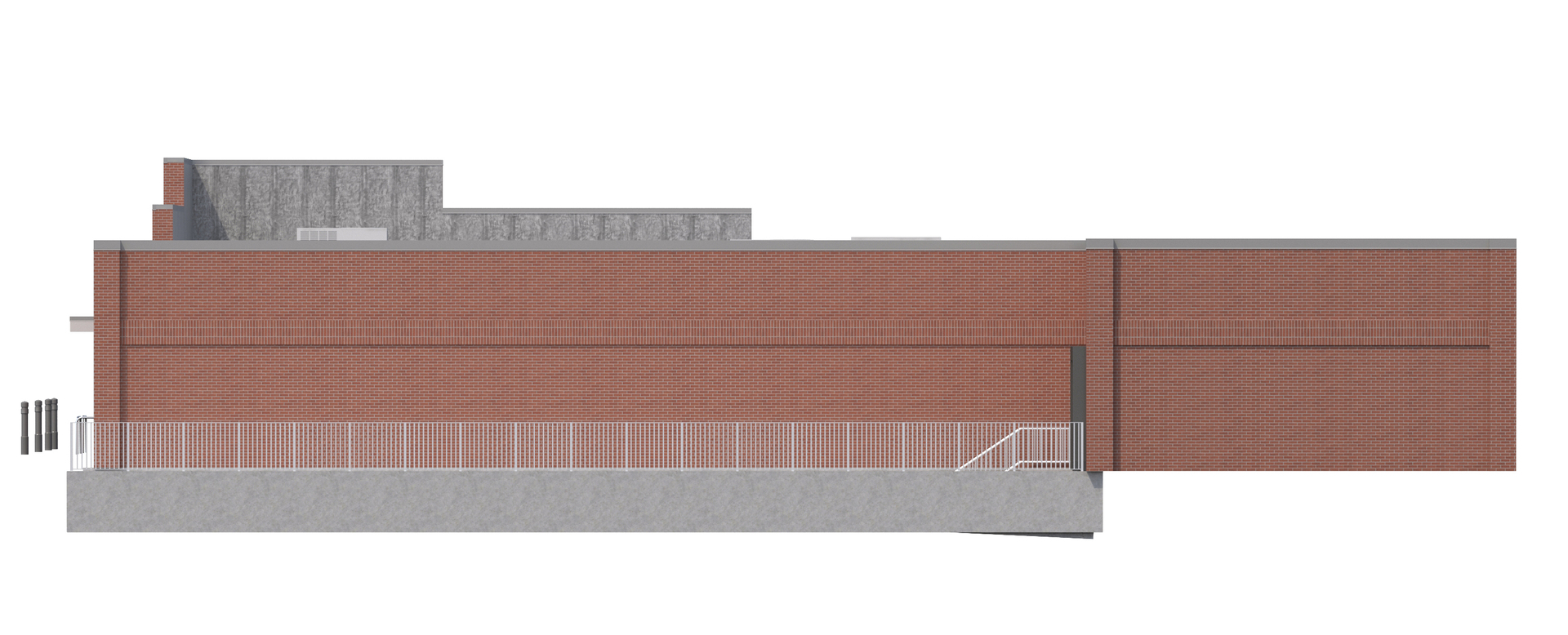 Exterior retail aldi grocery store 3D model - TurboSquid 1253066