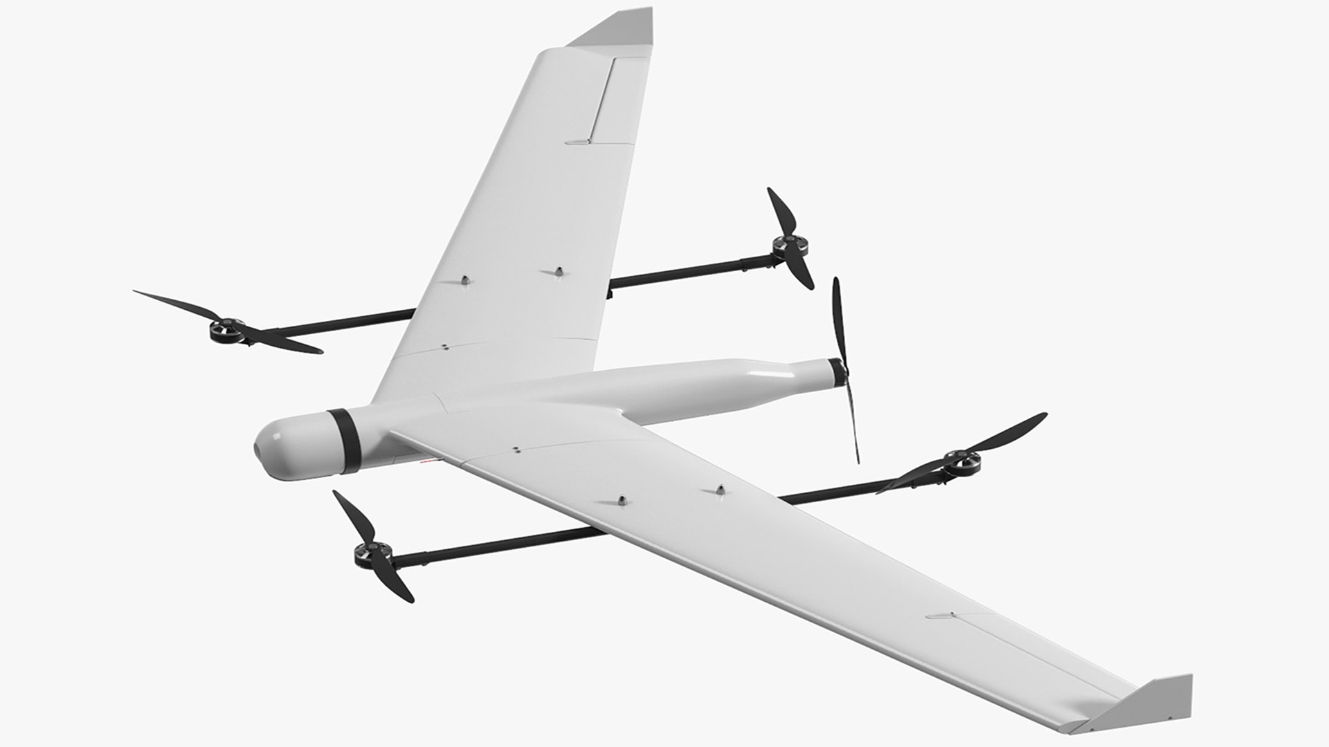 3D модель ZALA VTOL Unmanned Aerial Vehicle Rigged for Maya ...